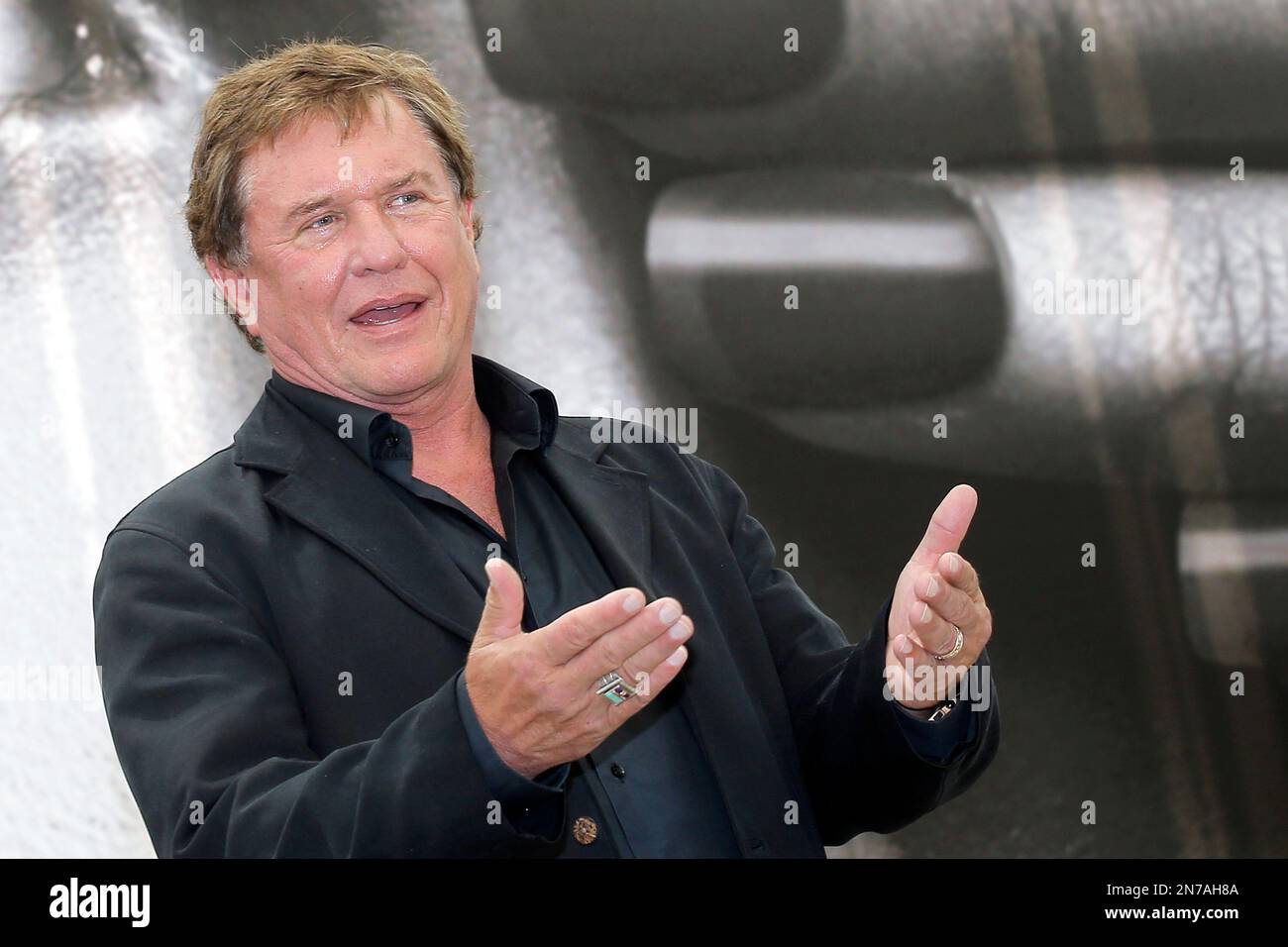 Actor Tom Berenger of TV series "Hatfields and McCoys" poses for ...