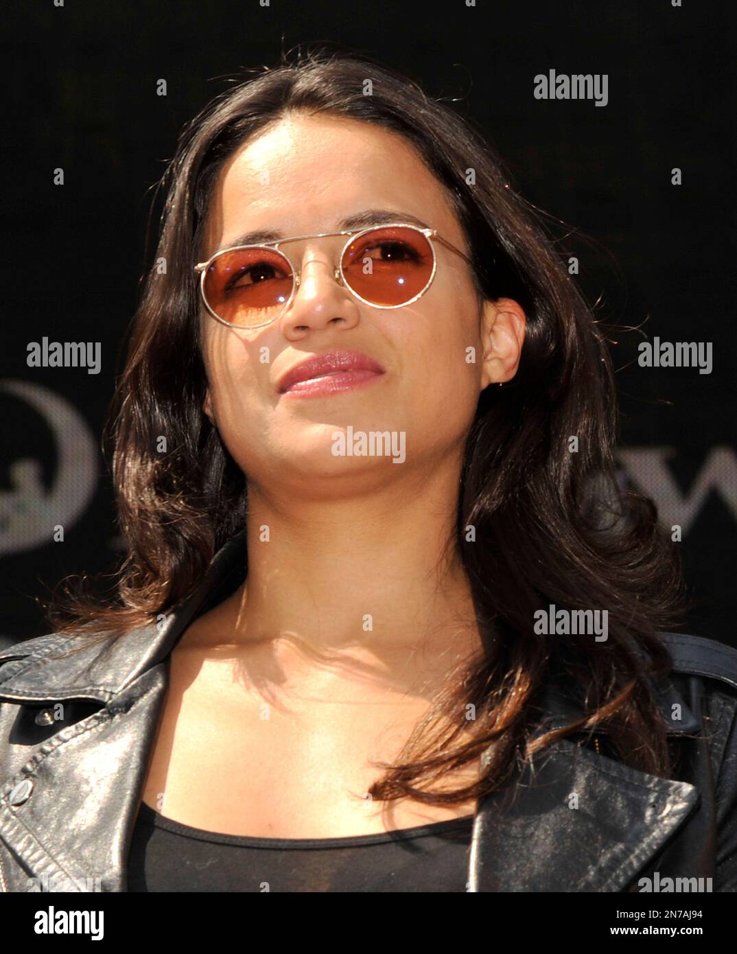Michelle Rodriguez, a cast member in the animated 3D film "Turbo ...