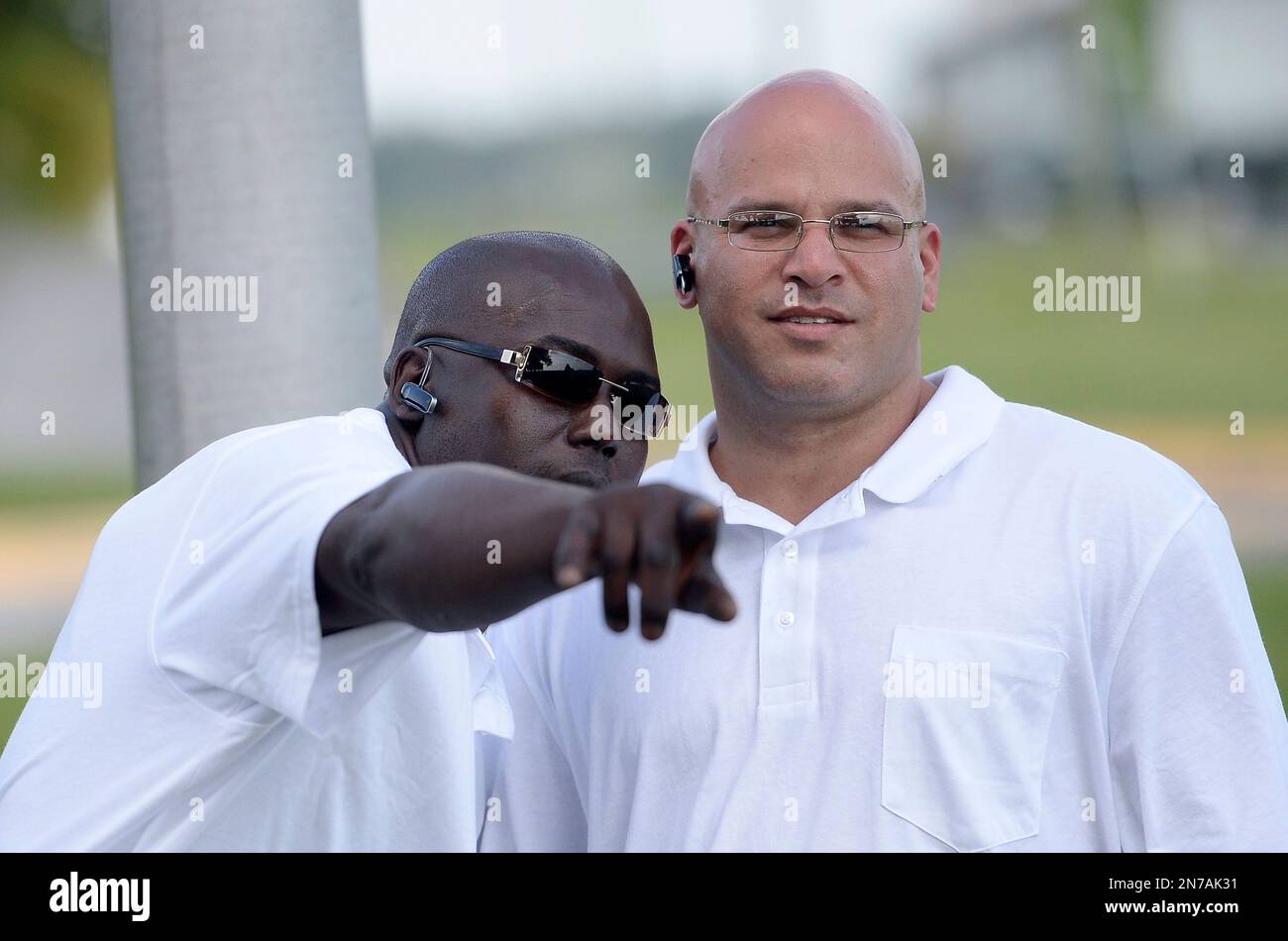 Herman Lindsey left points to Florida State Prison as he and Seth ...