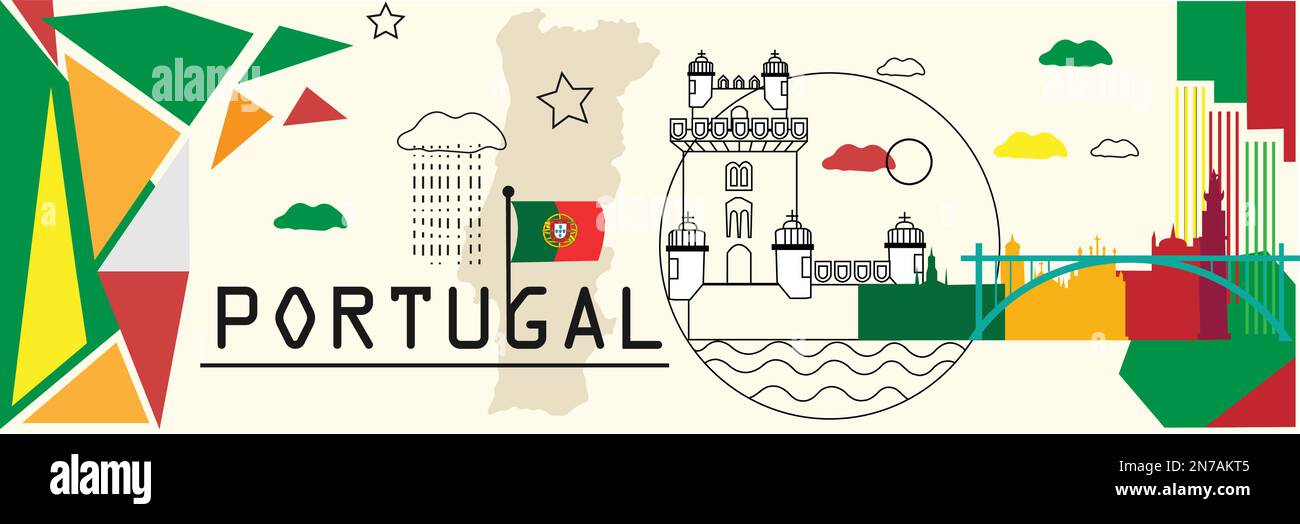 Portugal Poster vector illustration Stock Vector Image & Art - Alamy