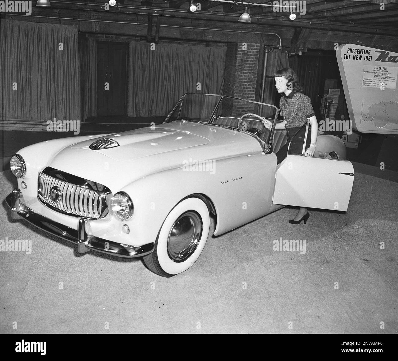 The Nash 1951 sports car, which combine's American and English ...
