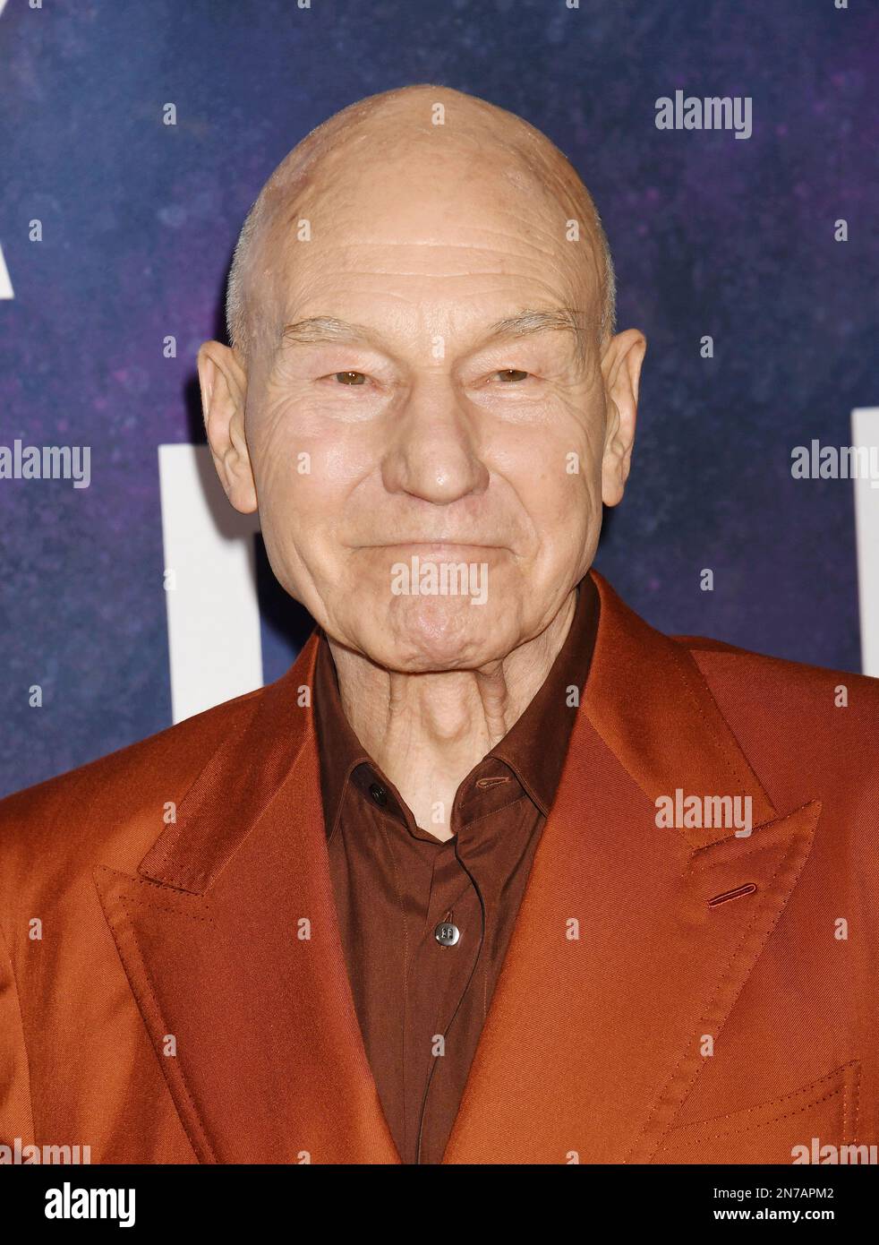 HOLLYWOOD, CALIFORNIA - FEBRUARY 09: Sir Patrick Stewart arrives for ...