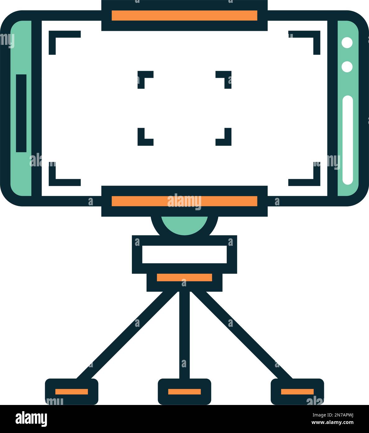 Cell phone picture display Stock Vector Images - Alamy