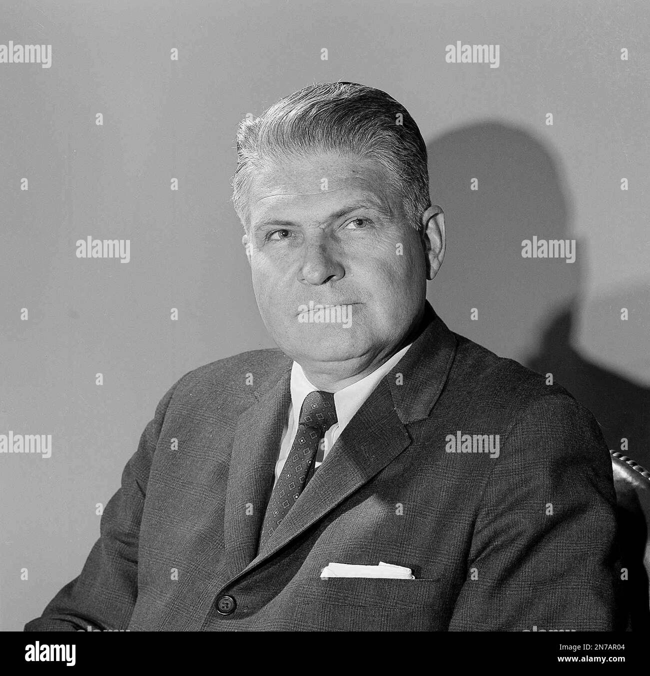 James J. Rowley, chief of the U.S. Secret Service is shown in ...