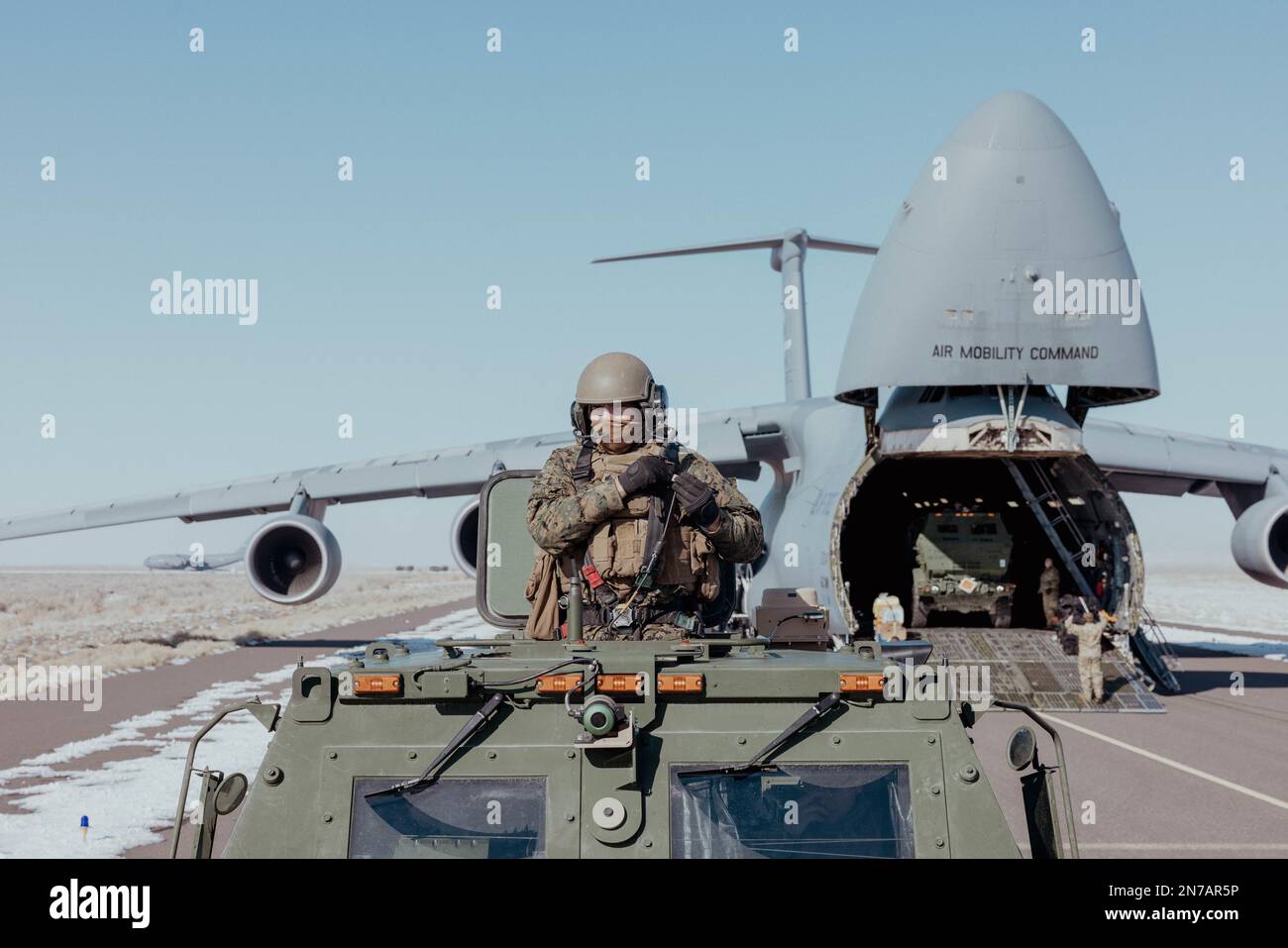 U.S. Marine Corps Sgt. Jesus Bustamante, a Houston, Texas, native and a ...