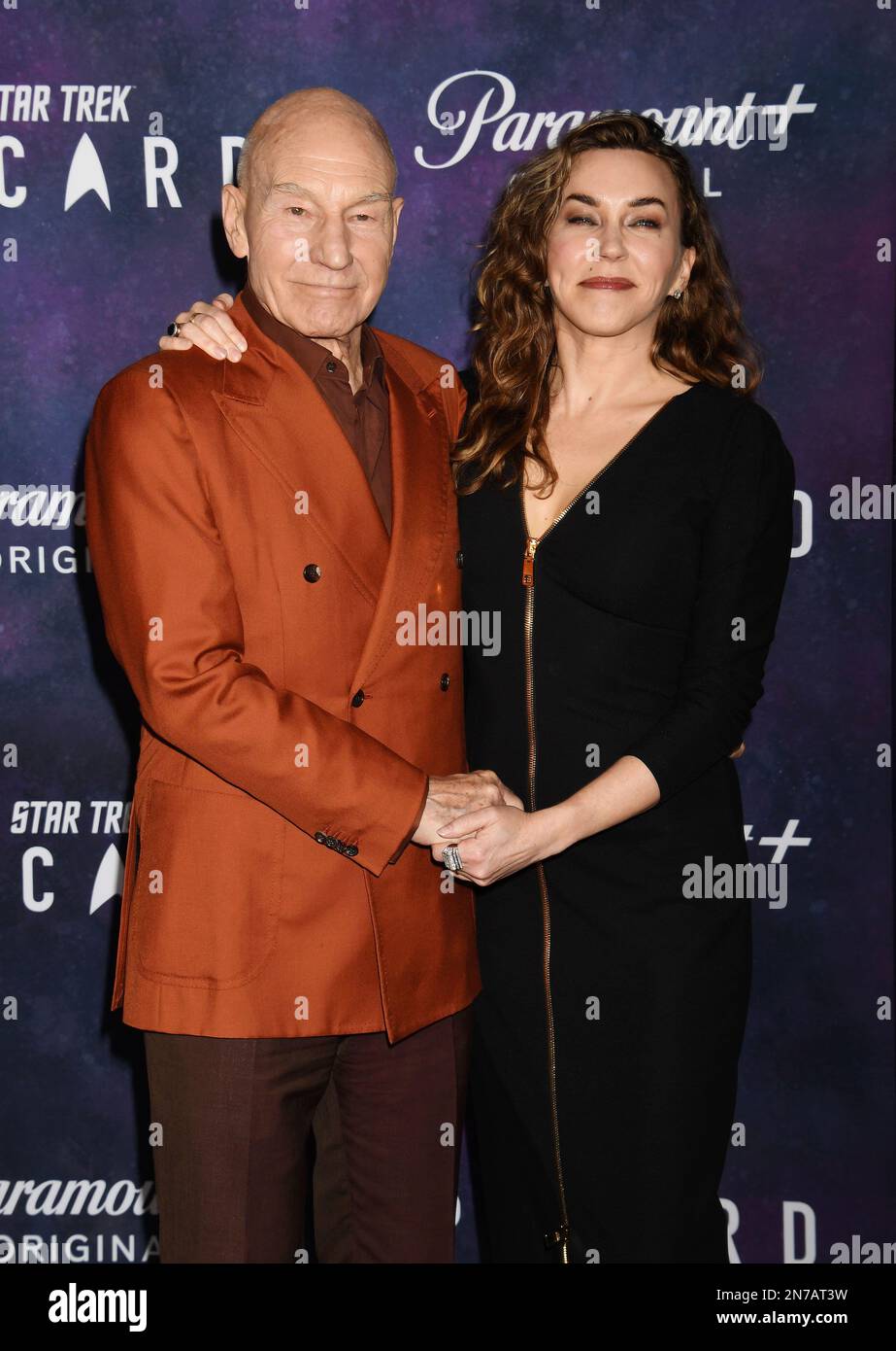 HOLLYWOOD, CALIFORNIA - FEBRUARY 09: (L-R) Sir Patrick Stewart and ...