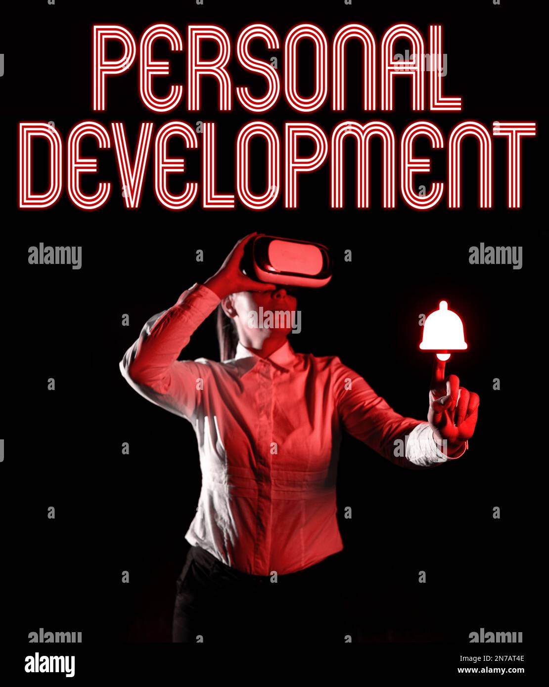 Writing displaying text Personal Development. Business approach process ...