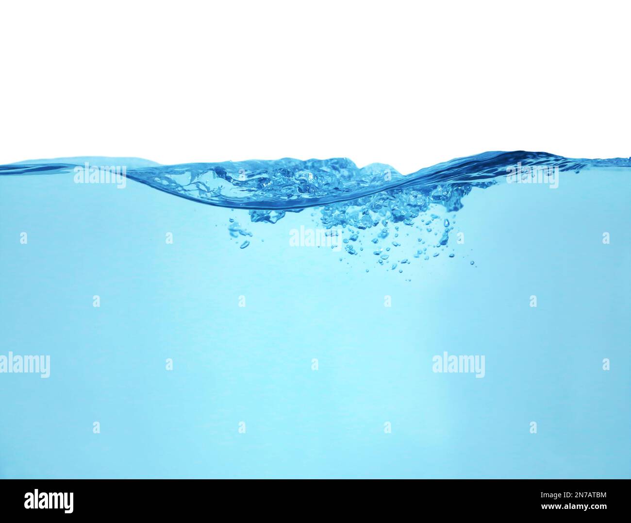 Splash of clear water isolated on white Stock Photo - Alamy