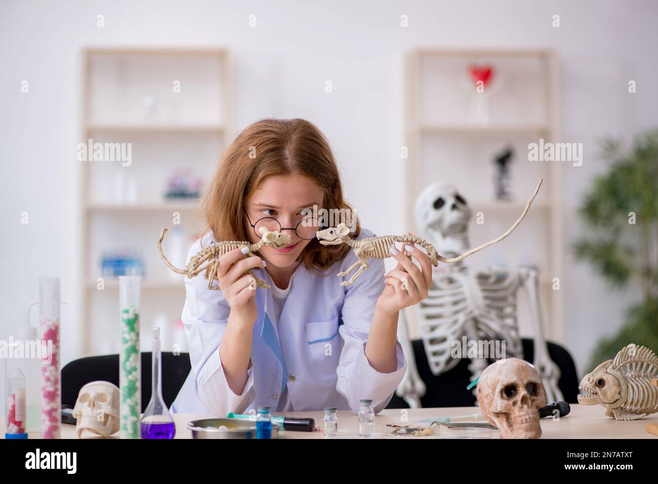 Female paleontologist working hi-res stock photography and images - Alamy