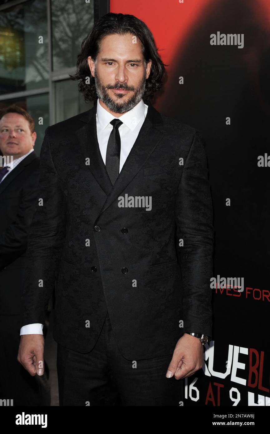 Joe Manganiello arrives at the LA premiere of season 6 of "True Blood ...