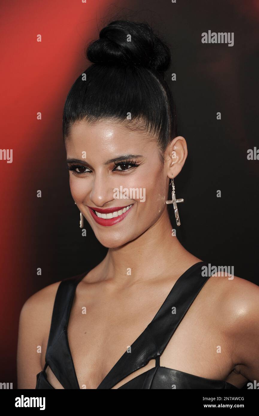 Jessica Clark arrives at the LA premiere of season 6 of "True Blood" at ...