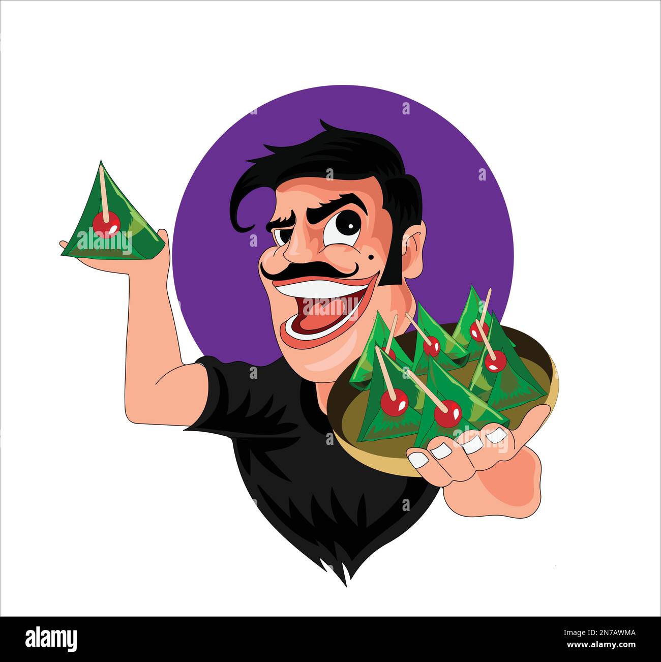 Pan masala leaf Stock Vector Images - Alamy