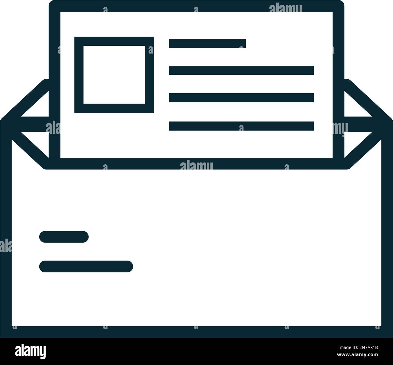 email icon line style Stock Vector Image & Art - Alamy