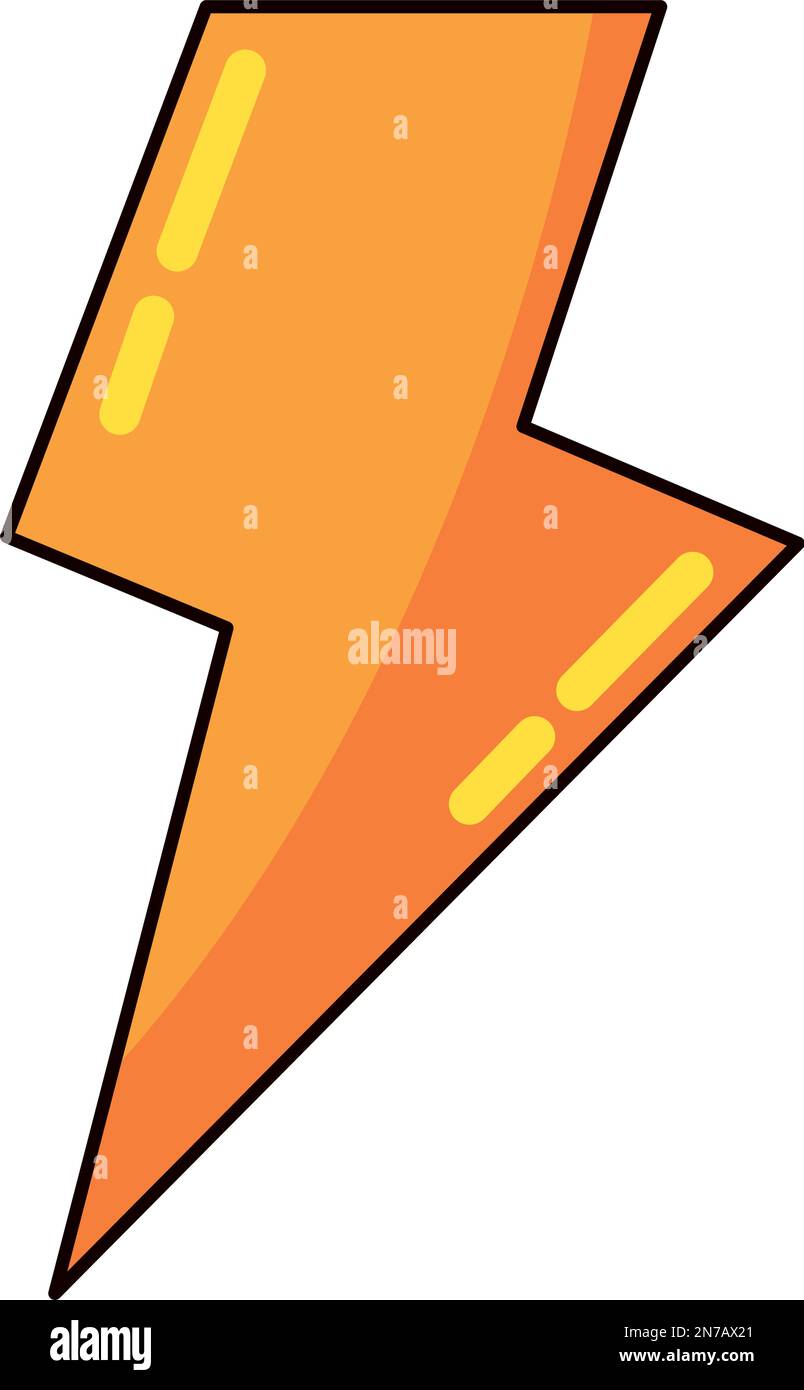 lightning retro icon Stock Vector Image & Art - Alamy