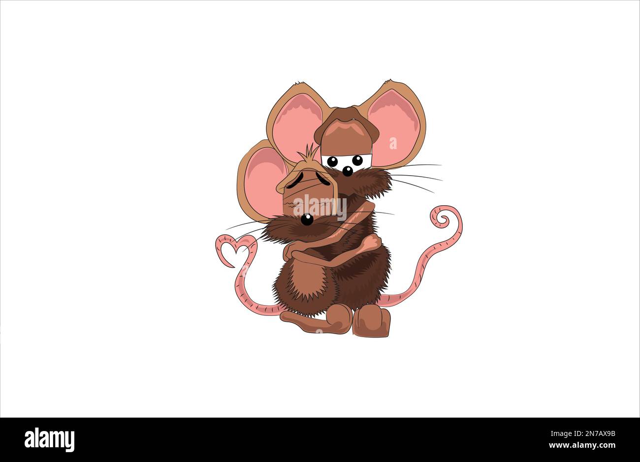 Two mice animal Stock Vector Images - Alamy