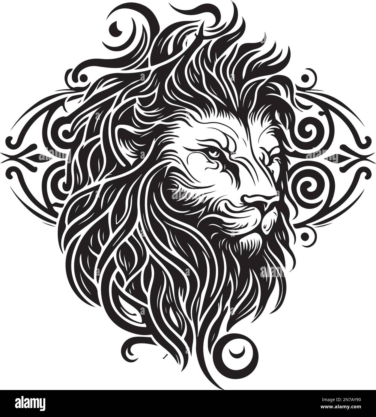 Leo Lion Tribal