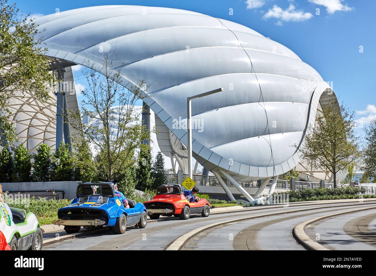 Tomorrowland disney speedway hi-res stock photography and images - Alamy