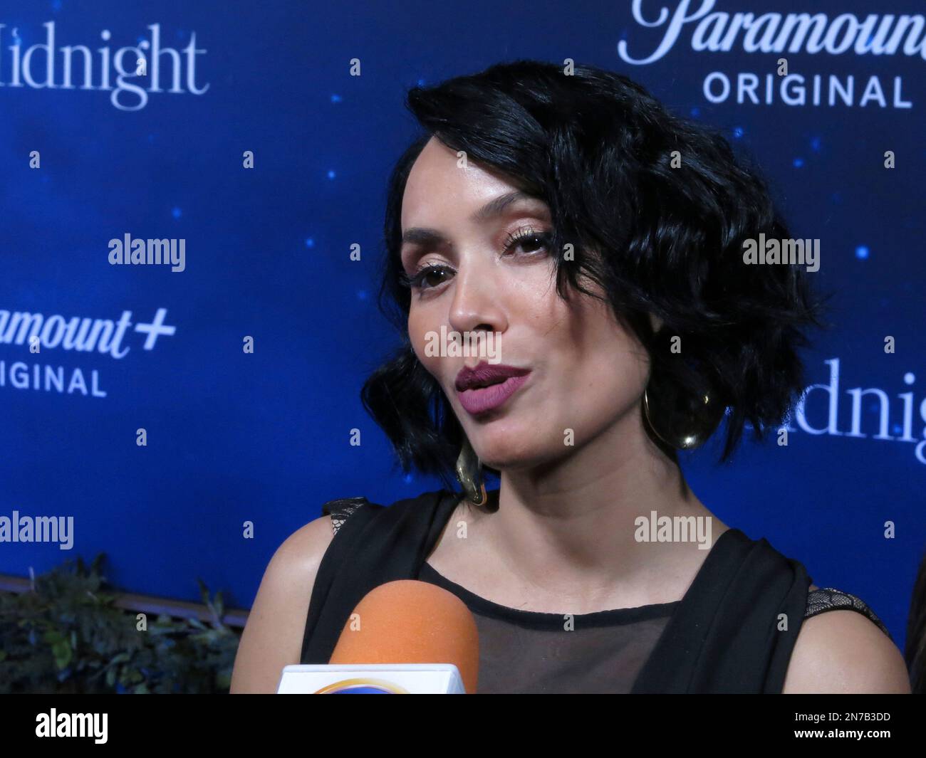 Mexican actress Maya Zapata poses on the red carpet at the "At Midnight ...