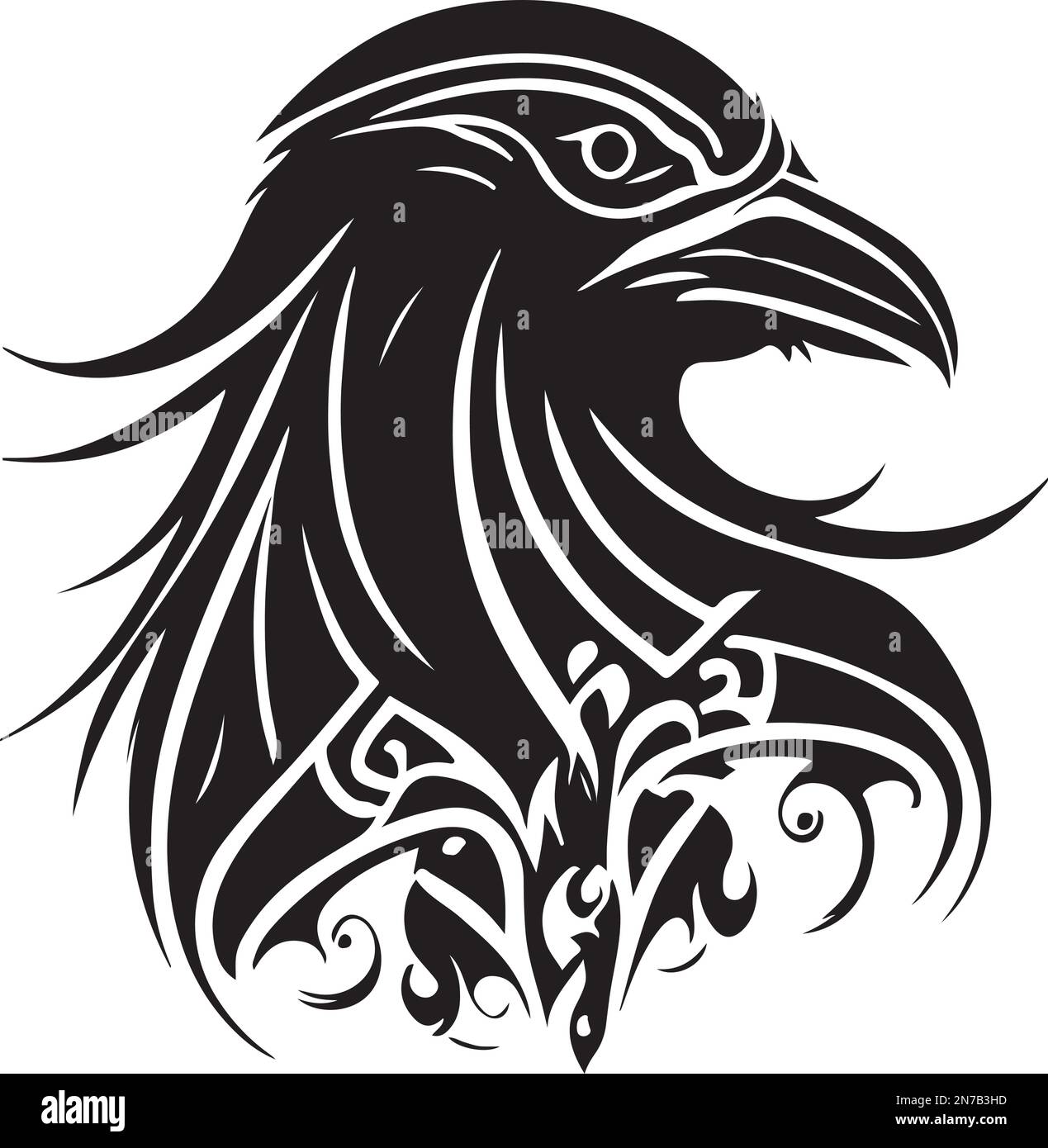 Celtic crow Stock Vector Images - Alamy