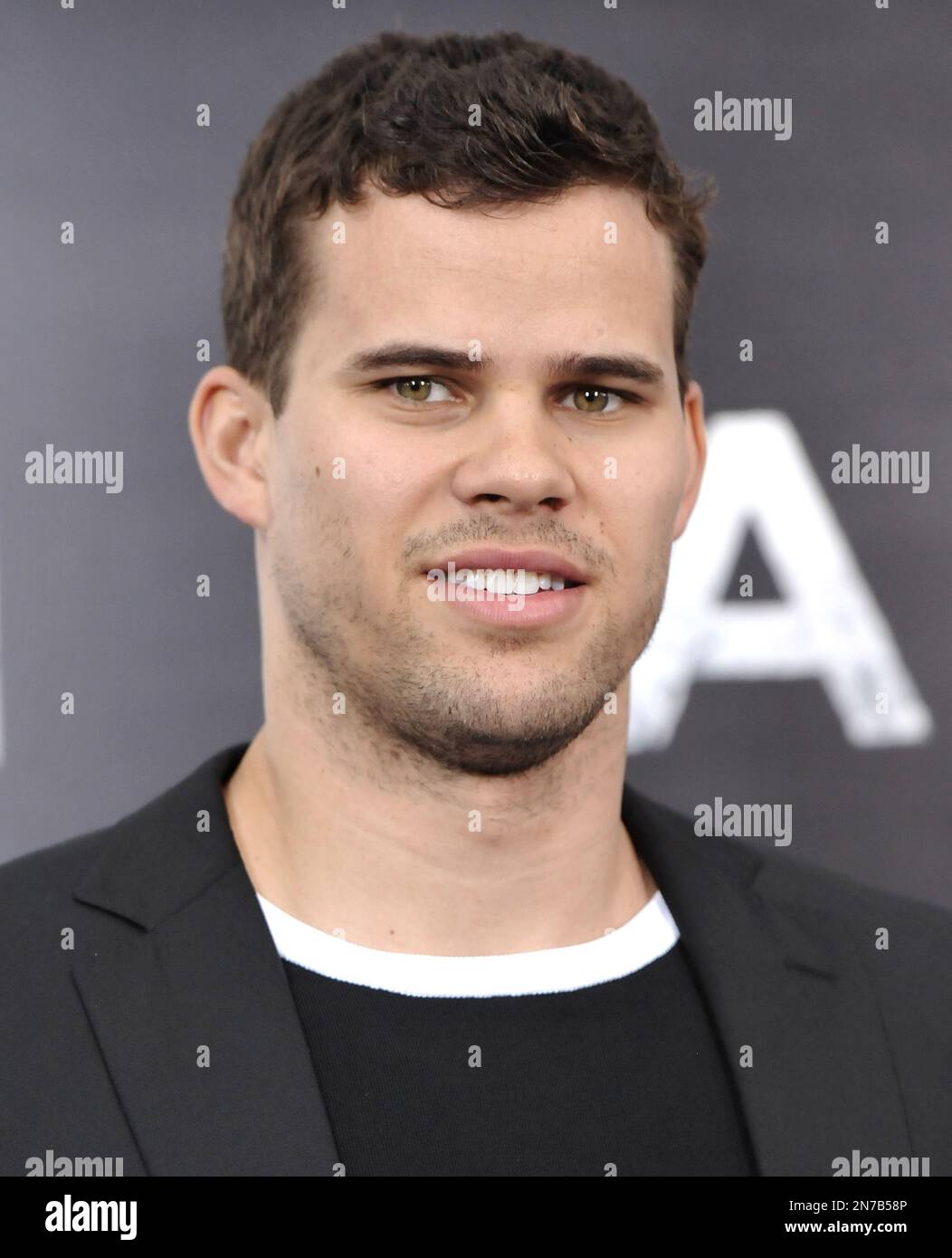 Professional NBA player Kris Humphries attends the "Man Of Steel" world ...