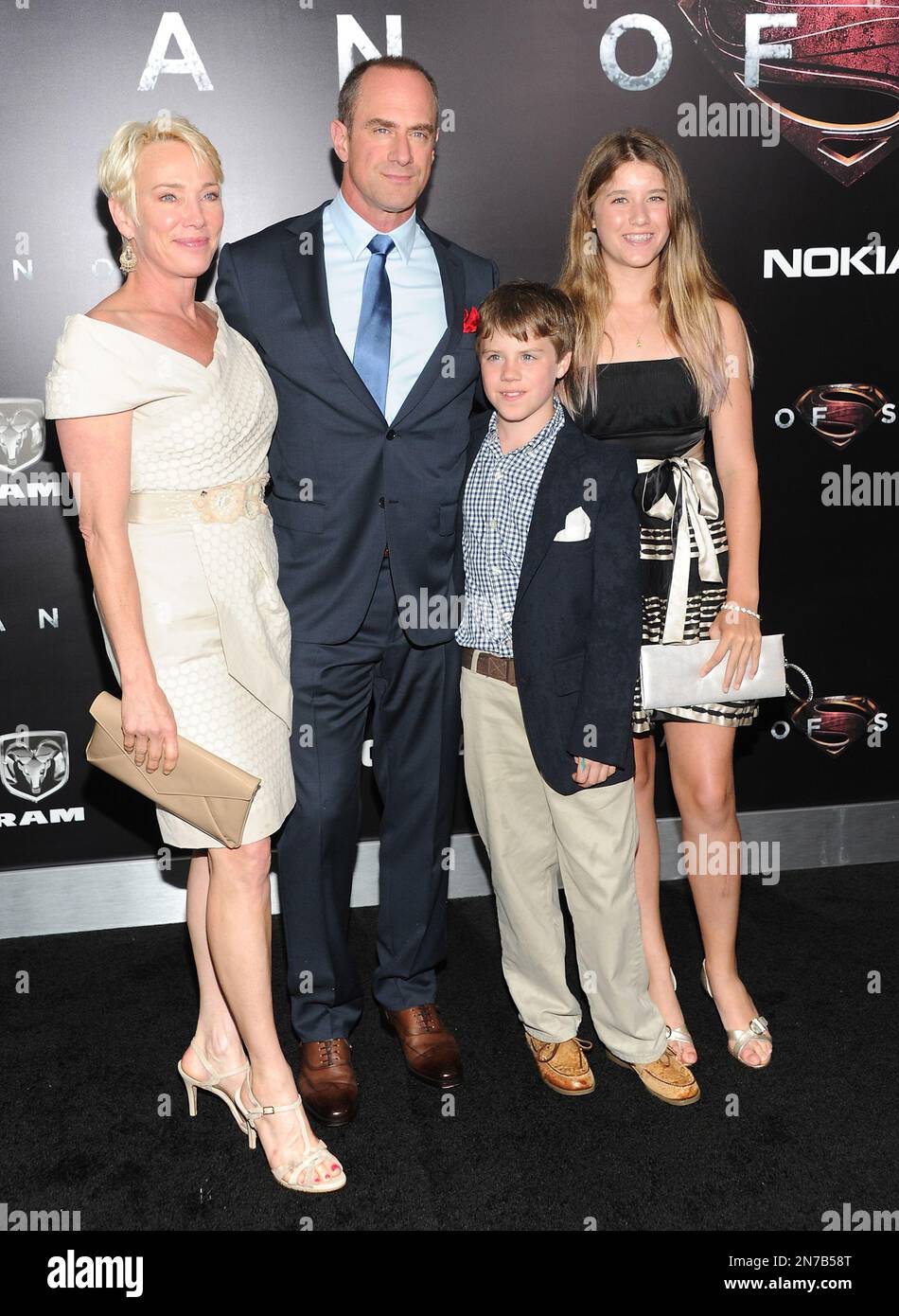Actor Christopher Meloni with his wife Sherman Williams and their ...