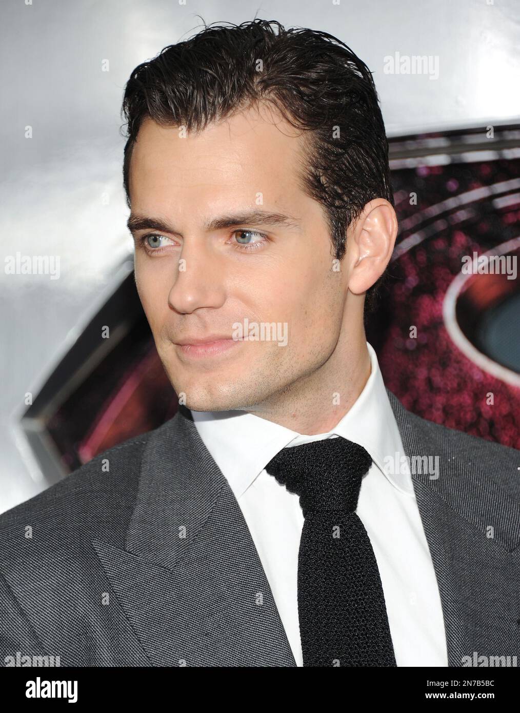 Actor Henry Cavill attends the "Man Of Steel" world premiere at Alice ...