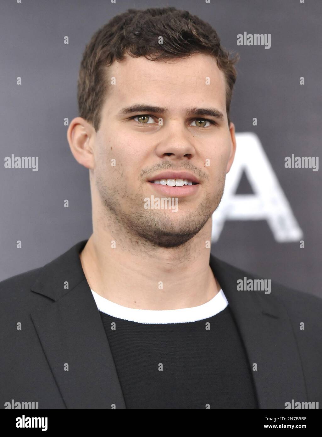 Professional NBA player Kris Humphries attends the "Man Of Steel" world ...