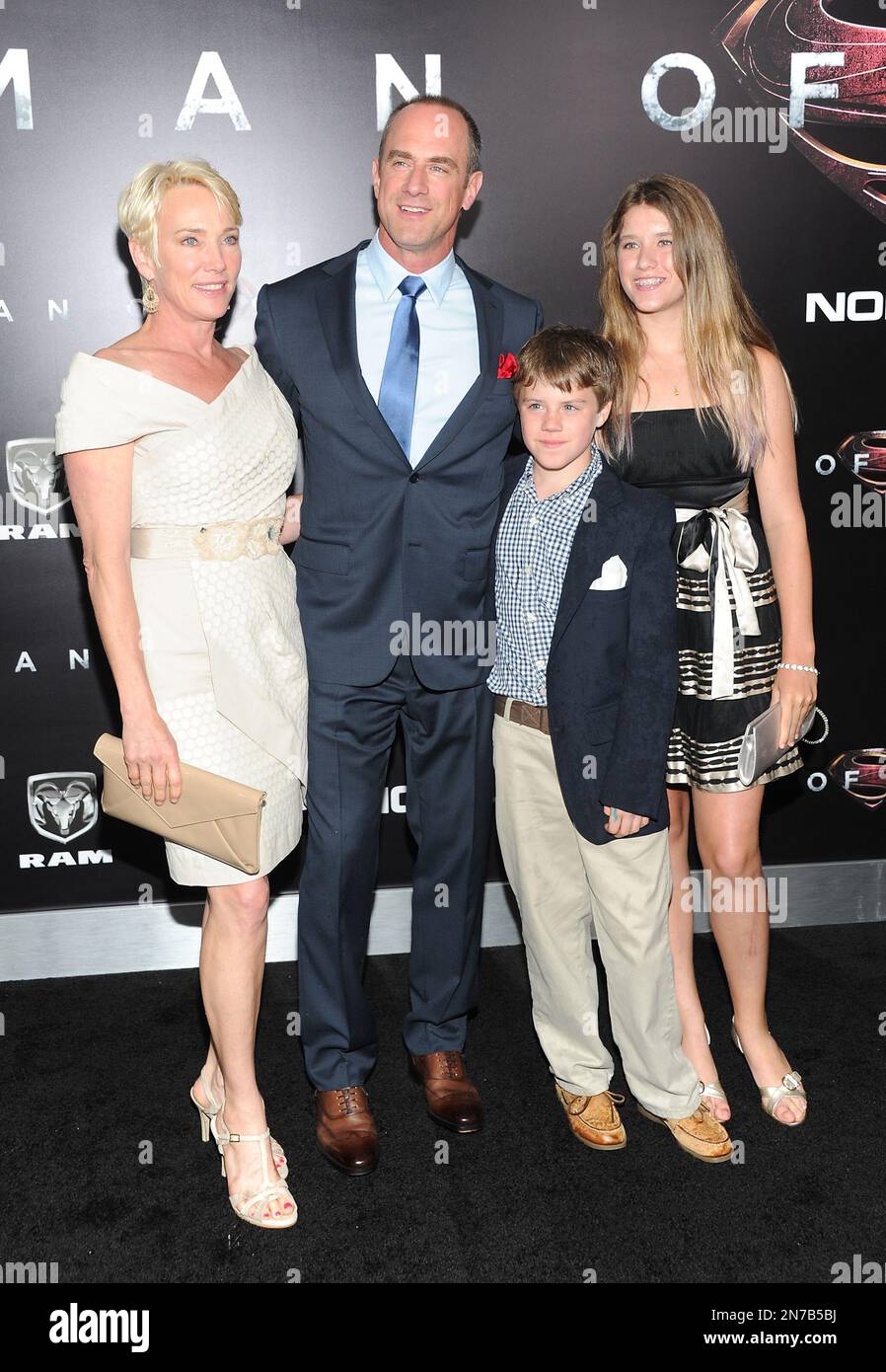 Actor Christopher Meloni with his wife Sherman Williams and their ...