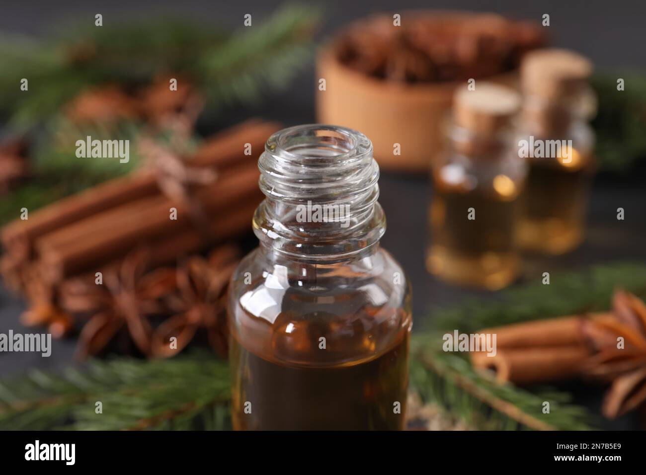 Bottle anise essential oil hi-res stock photography and images - Alamy