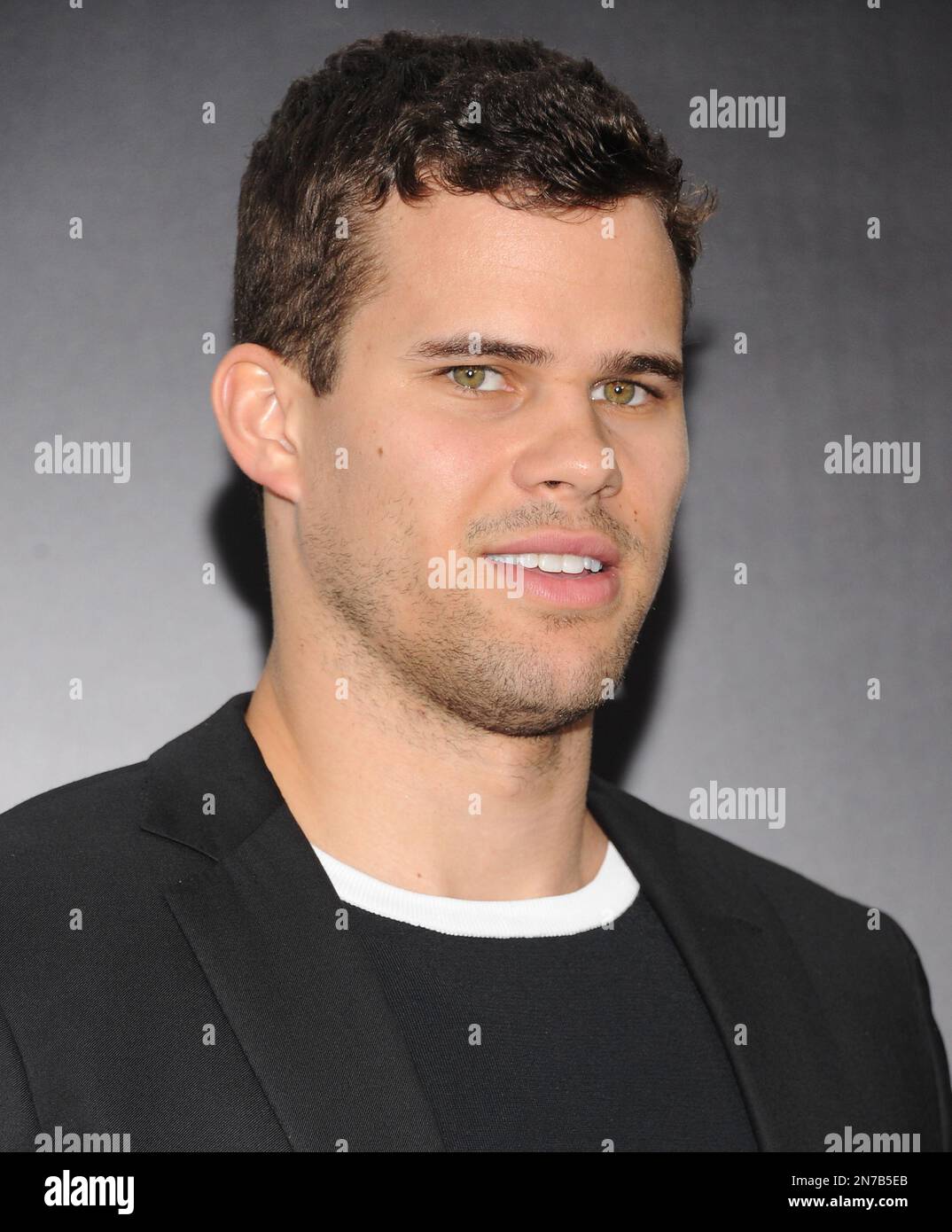 Professional NBA player Kris Humphries attends the "Man Of Steel" world ...