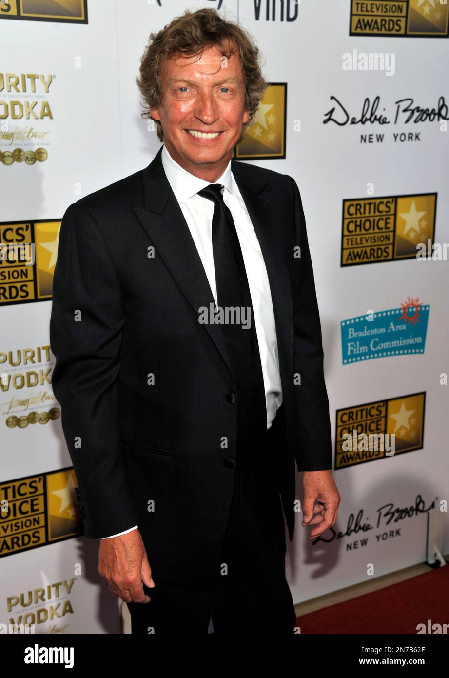 Nigel Lythgoe arrives at the Critics' Choice Television Awards in the ...