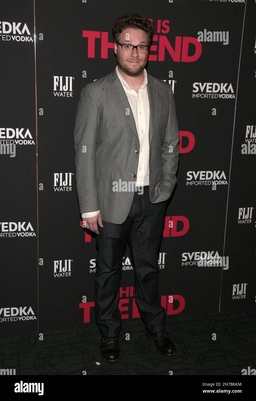 Actor Seth Rogen attends a screening of "This Is The End" presented by ...