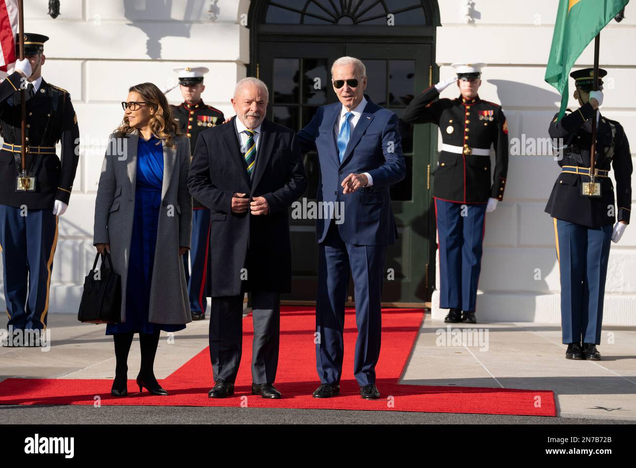 United States President Joe Biden welcomes President Luiz InÃ¡cio Lula ...