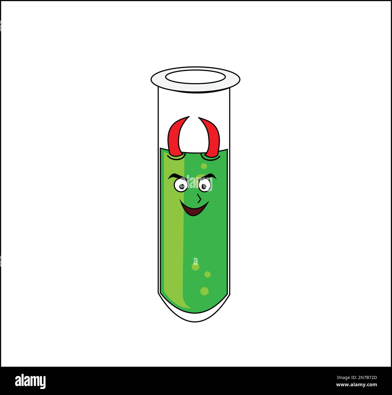 Test tube mascot vector illustration Stock Vector Image & Art - Alamy