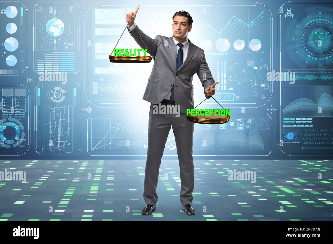 Perception versus reality hi-res stock photography and images - Alamy