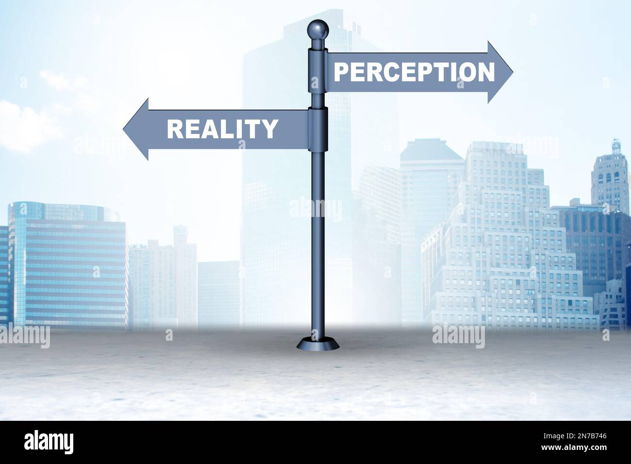 Perception versus reality hi-res stock photography and images - Alamy