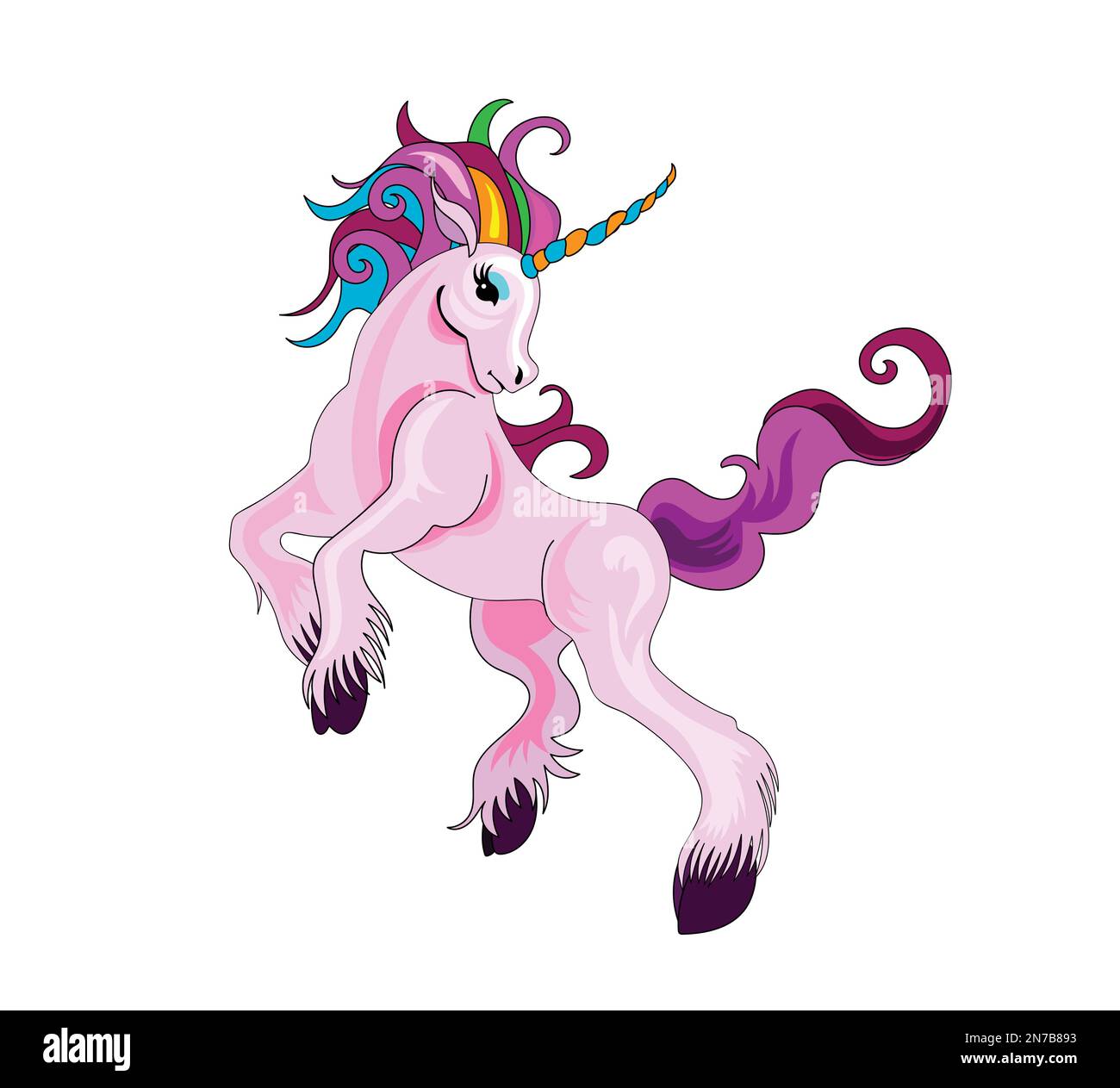 Unicorn Vector Illustration Stock Vector Image And Art Alamy