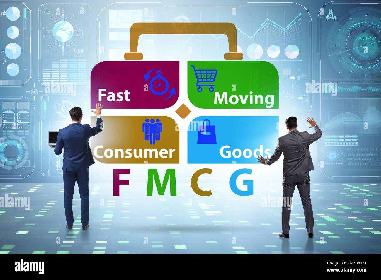 FMCG concept of fast moving consumer goods Stock Photo - Alamy