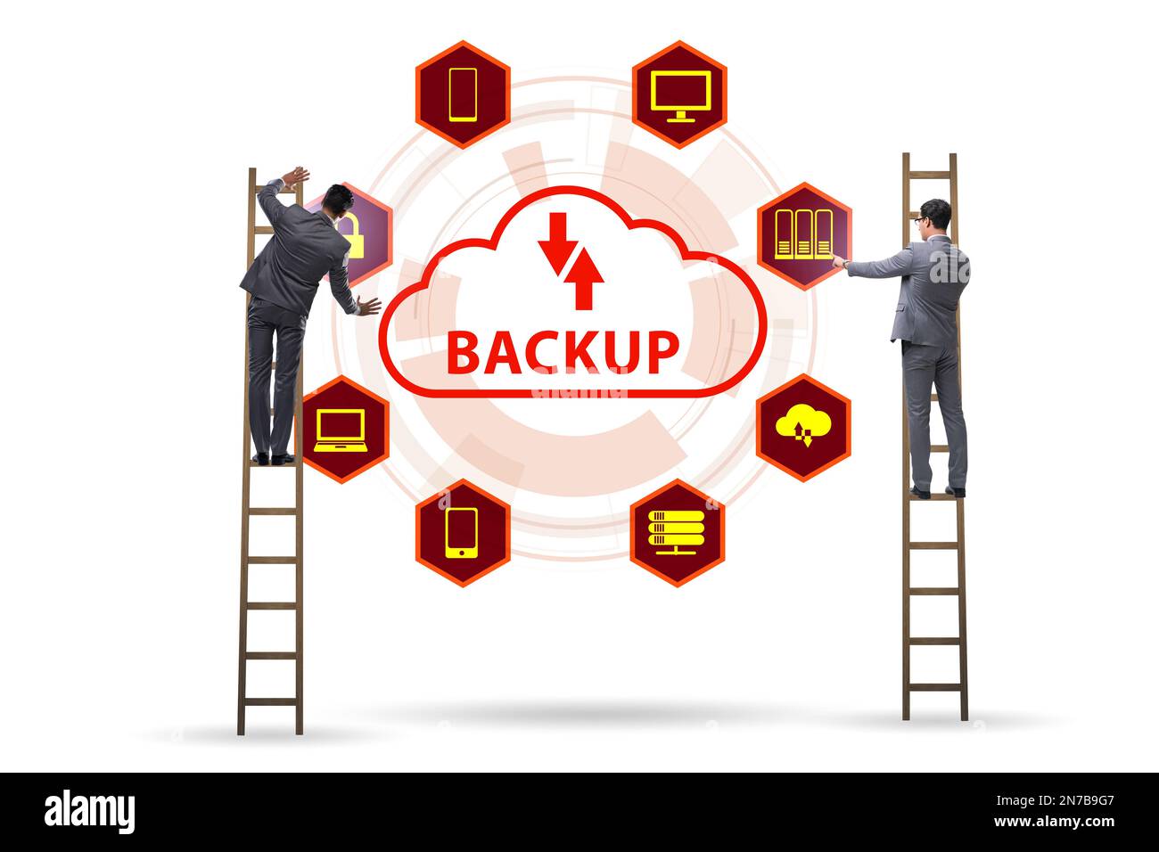 Disaster recovery plan and the backup concept Stock Photo - Alamy