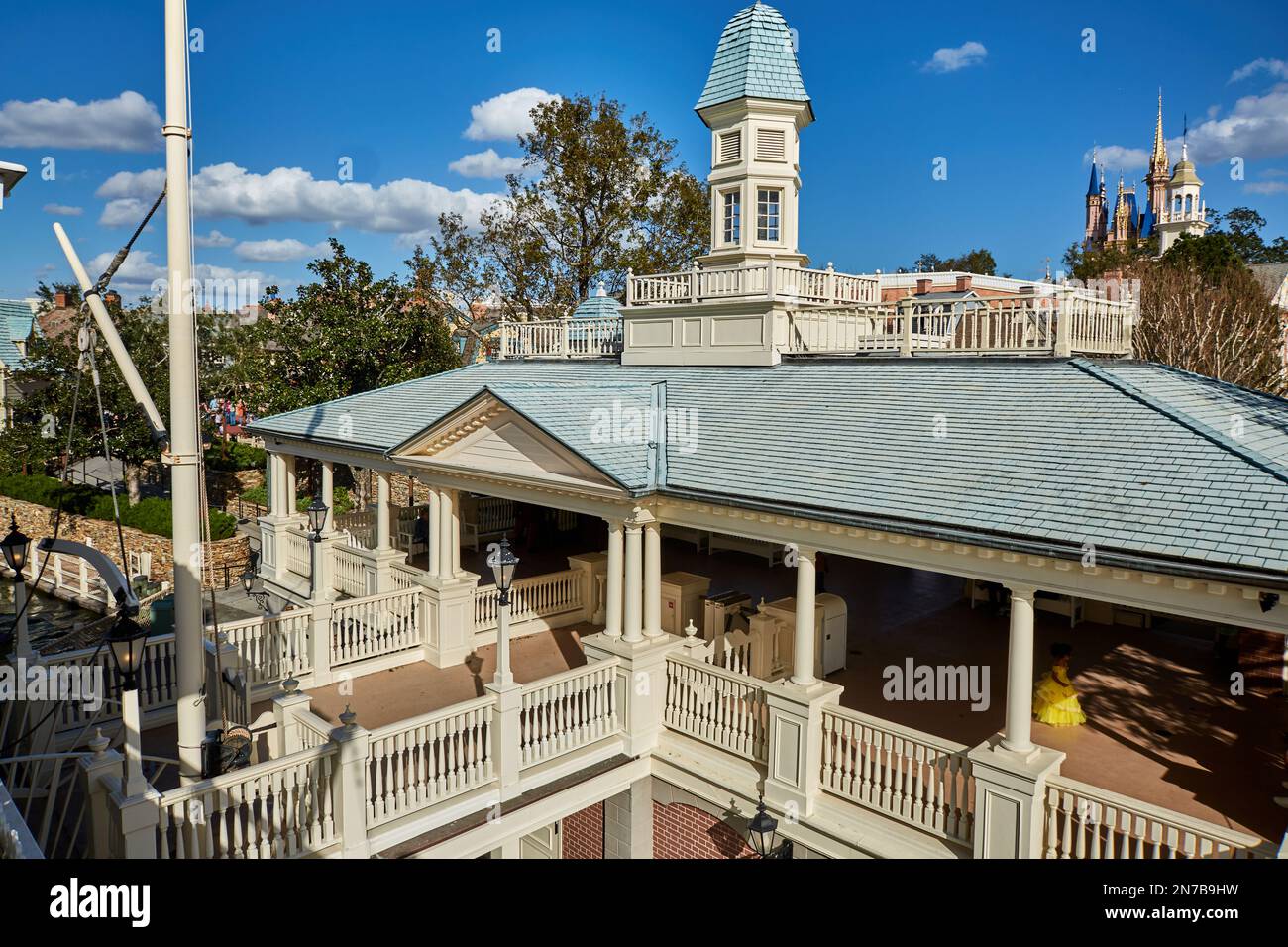 Bay Lake, FL, USA. February 03, 2023: Magic Kingdom weekends walk in ...