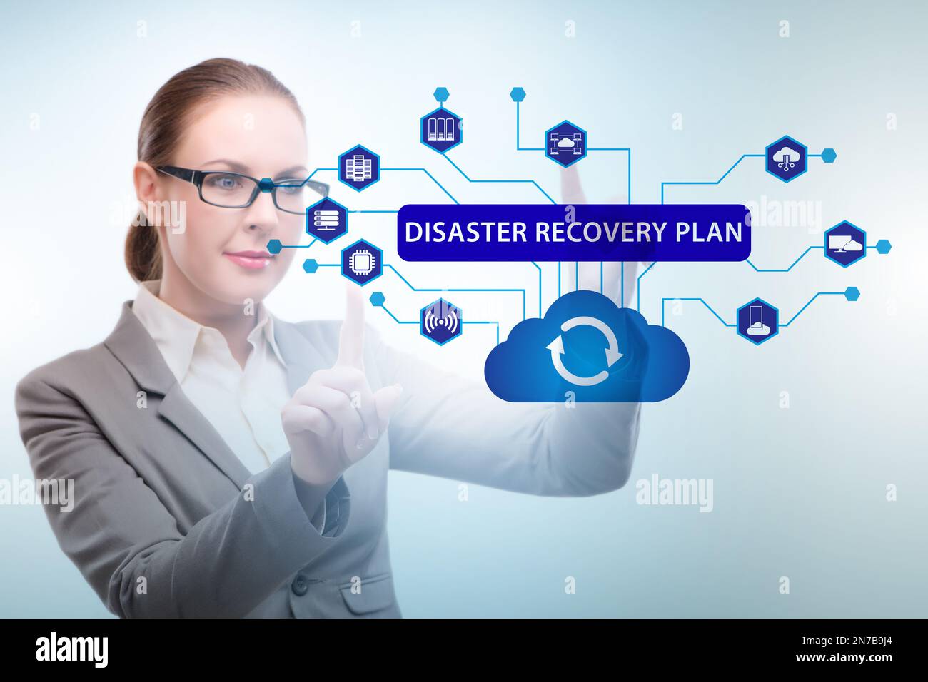 Disaster recovery plan and the backup concept Stock Photo - Alamy