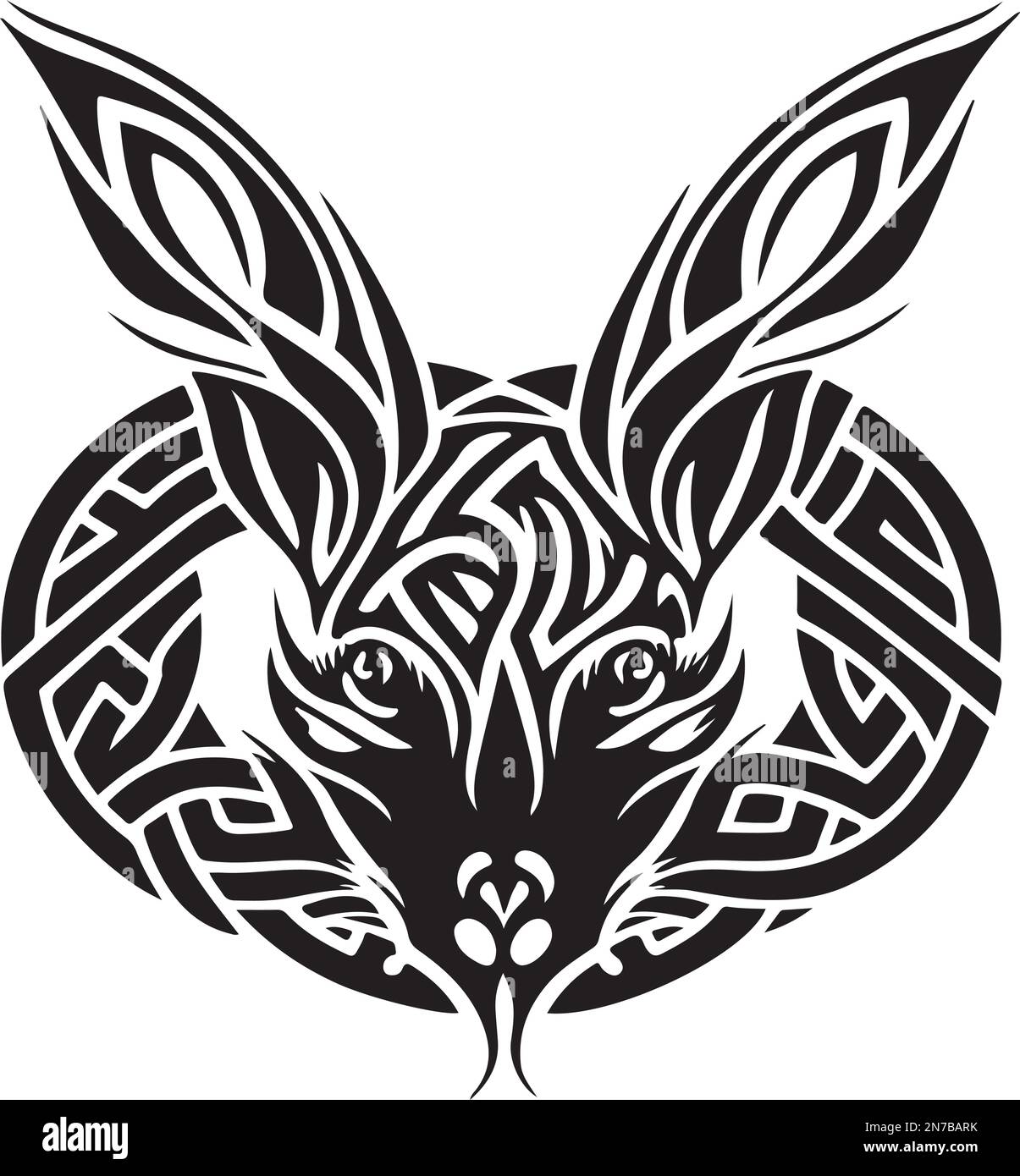 Ornamental face clipart hi-res stock photography and images - Alamy