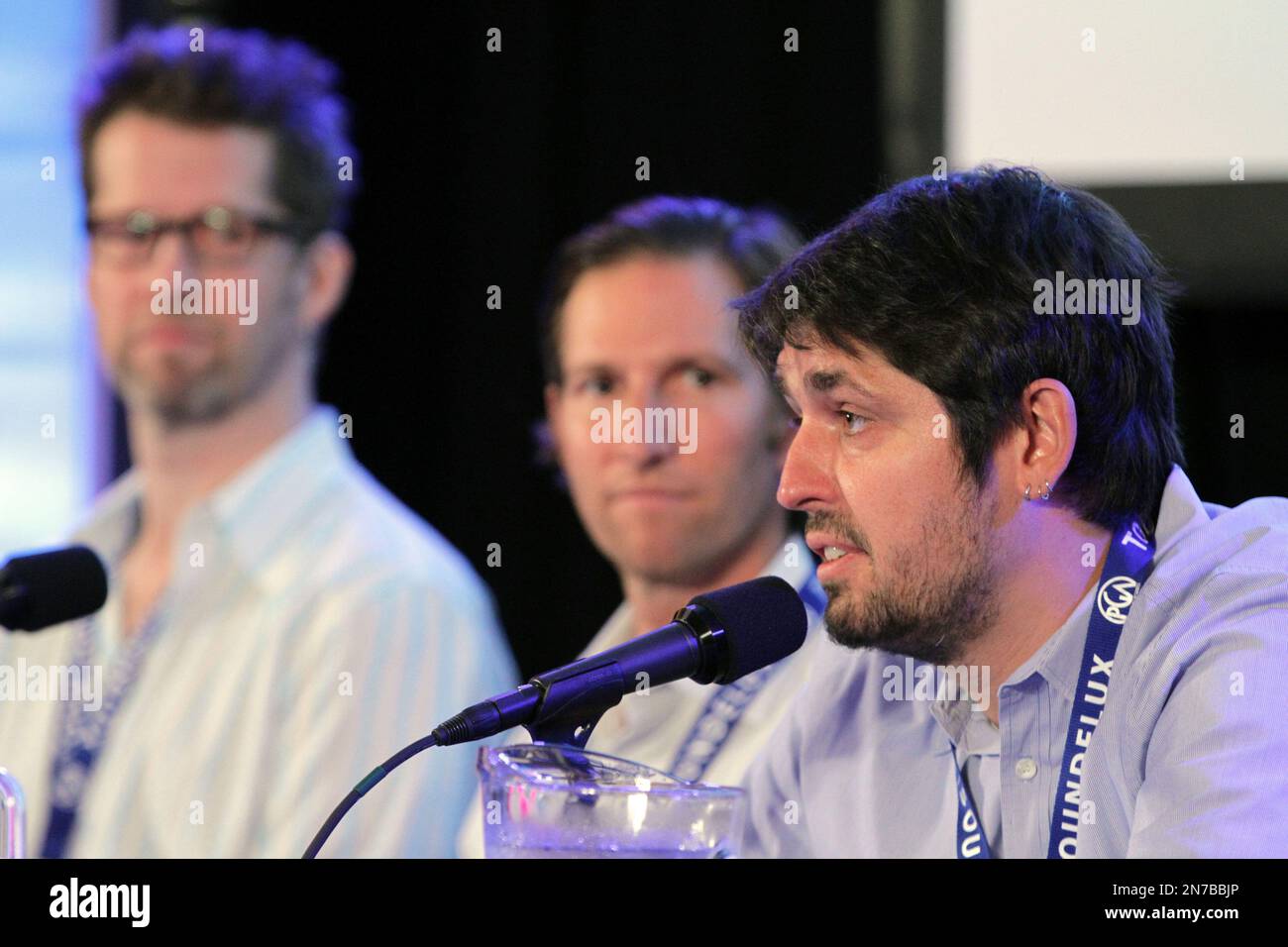 Chris Coelen, Jim Deutch and Ludo Lefebvre, from left to right, are ...