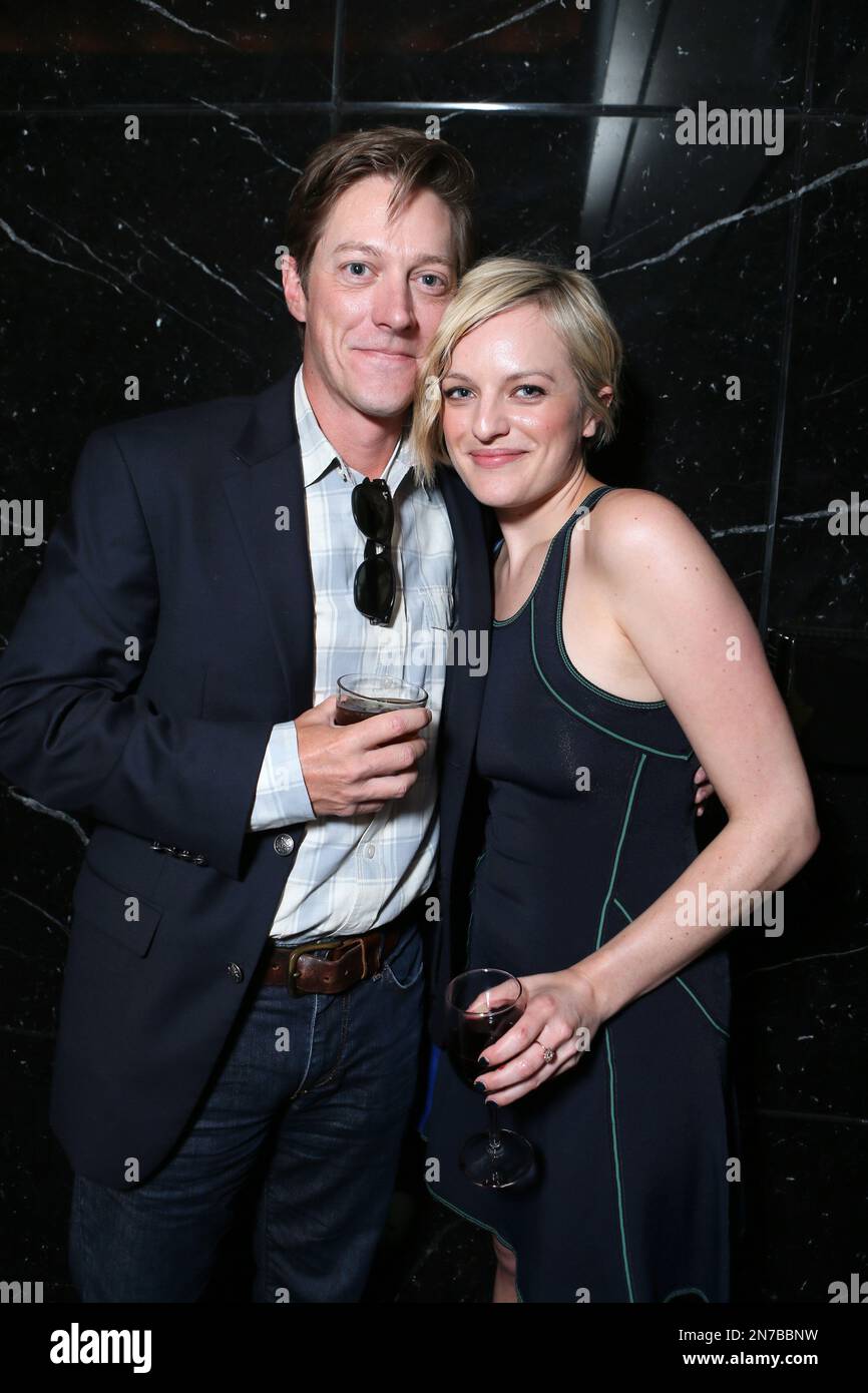 Kevin Rahm, left, and Elisabeth Moss at the Mad Men ATAS Event, on ...