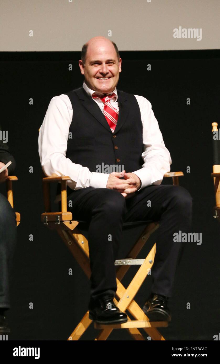 Creator Matthew Weiner appears on stage at the Mad Men ATAS Event, on ...