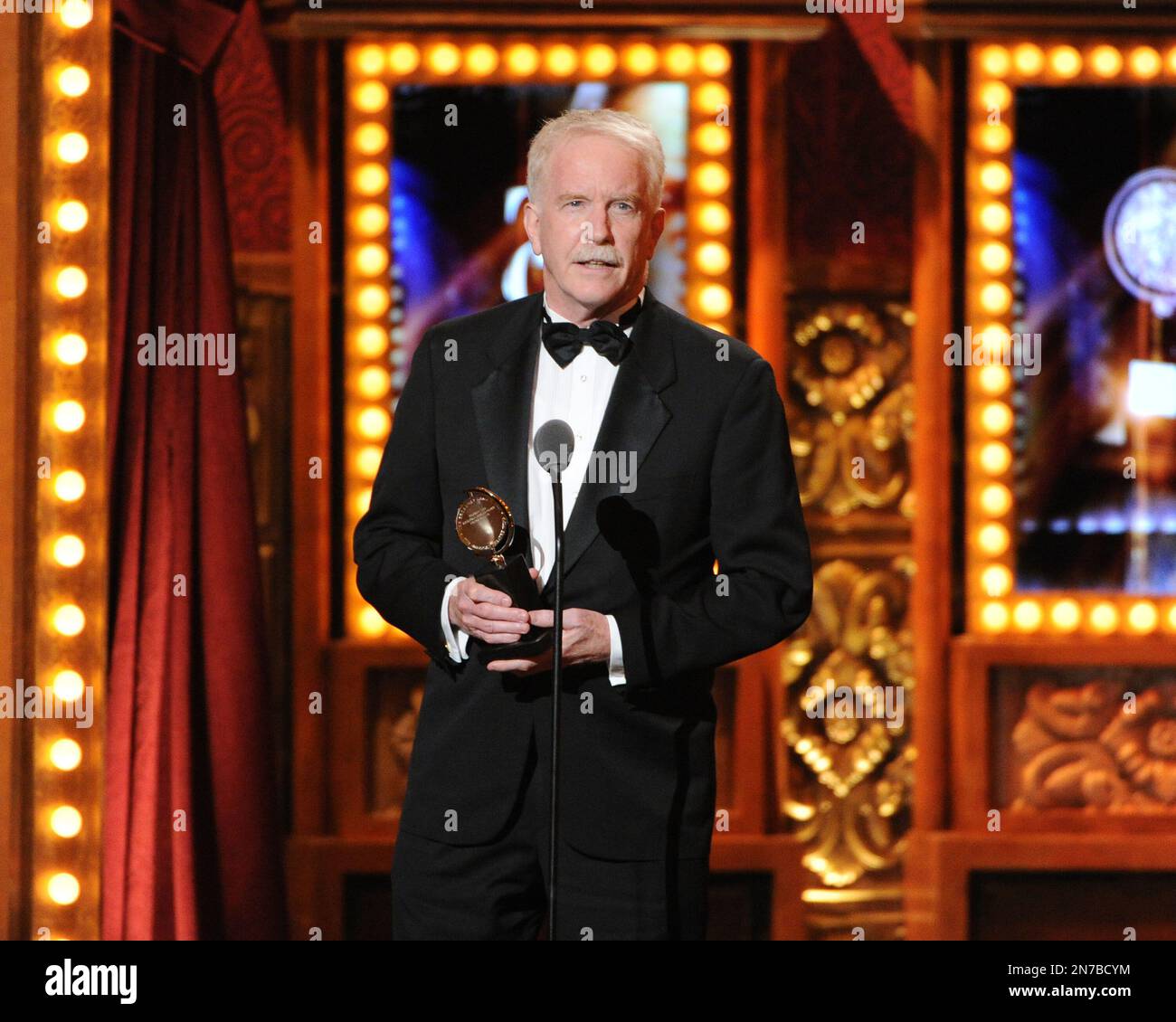 John Lee Beatty accepts the award for best scenic design for "The Nance" at the 67th Annual Tony ...