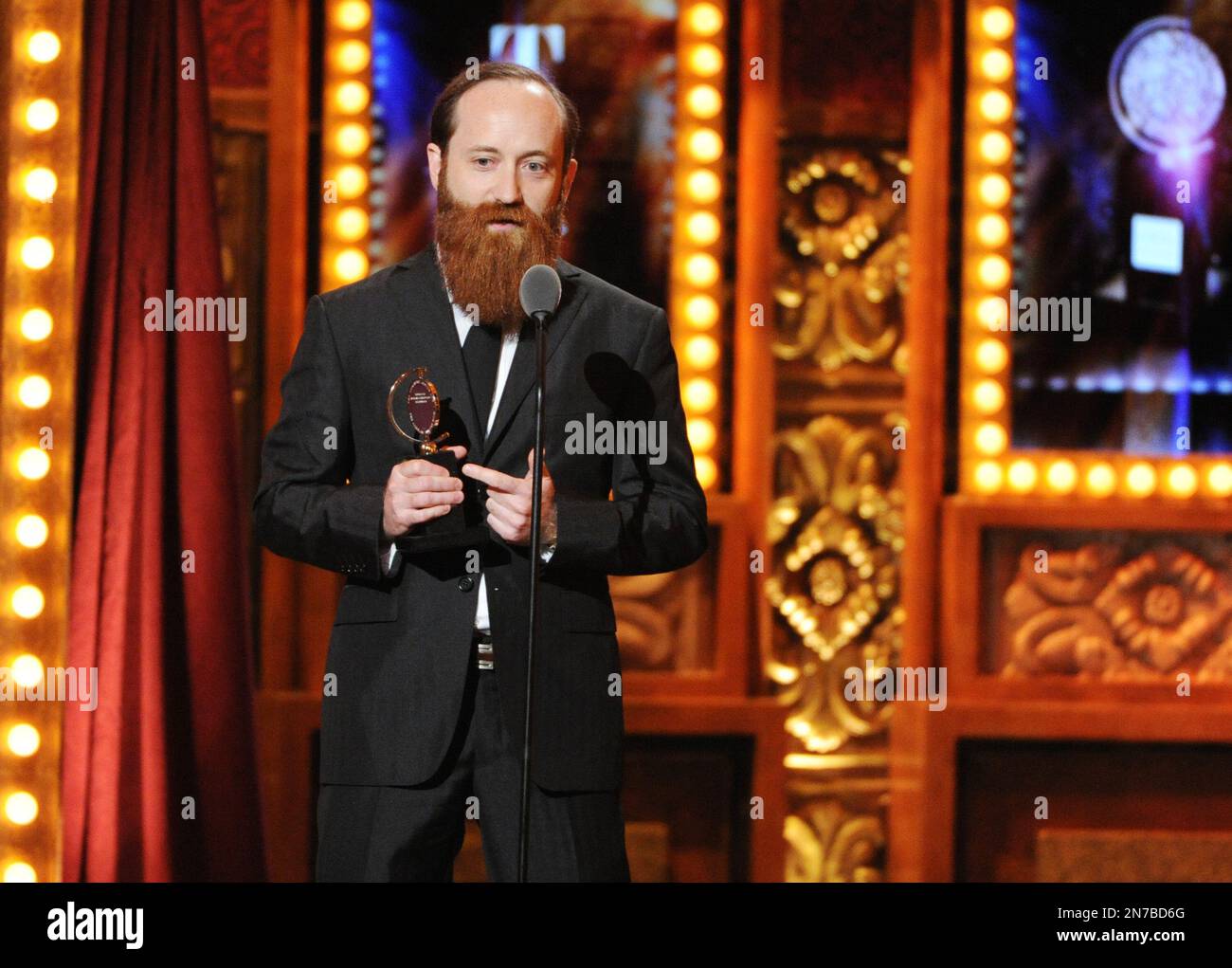 Leon Rothenberg accepts the award for best sound design for "The Nance ...