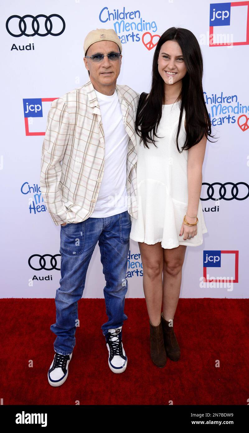 Interscope Geffen A&M Chairman Jimmy Iovine, left, and his daughter ...