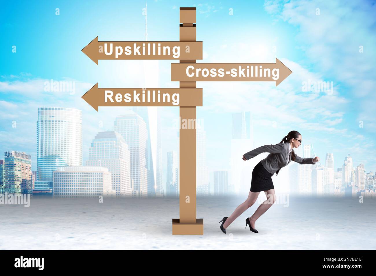 At the crossroads choosing between the up-skilling and re-skilling ...