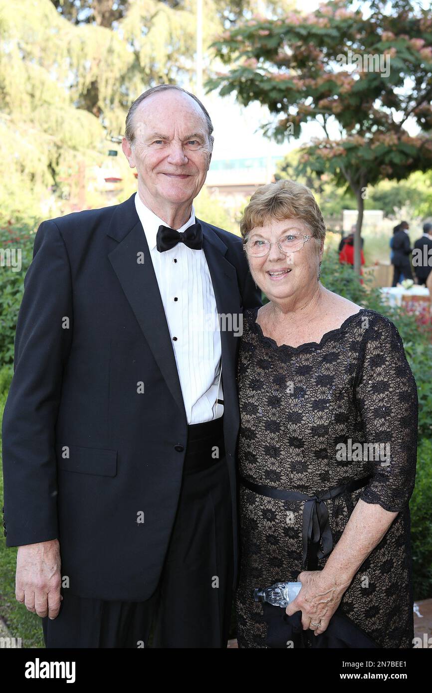 From left, Neal Brockmeyer and Molly Brockmeyer pose during the 100th ...